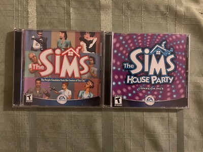 The Sims 1 Original PC game with The Sims House Party Expansion Pack ...