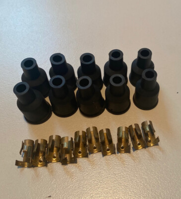 Distributor Boot Caps X10 7mm& Brass Distributor Ignition Terminals X10 ...