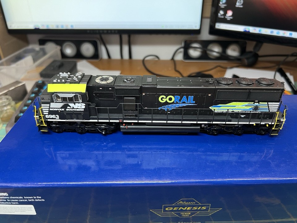 Athearn Genesis SD60E Norfolk Southern GO RAIL HO Scale NS DCC Ready | eBay