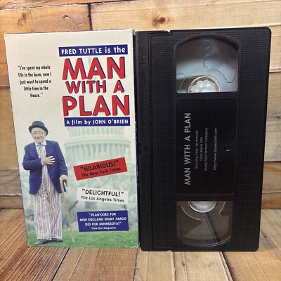 Spread Fred Man With A Plan VHS Tape Used Fred Tuttle | eBay