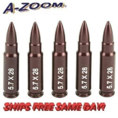 A-ZOOM Action Proving Dummy Round Snap Cap for FN 5.7 x 28mm 5 Pk ...