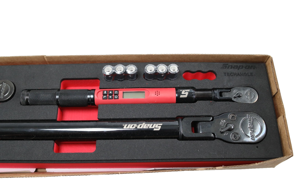Snap On 3 Pc TechAngle Flex Head Torque Wrench Foam Set ATECHFSET02R | eBay