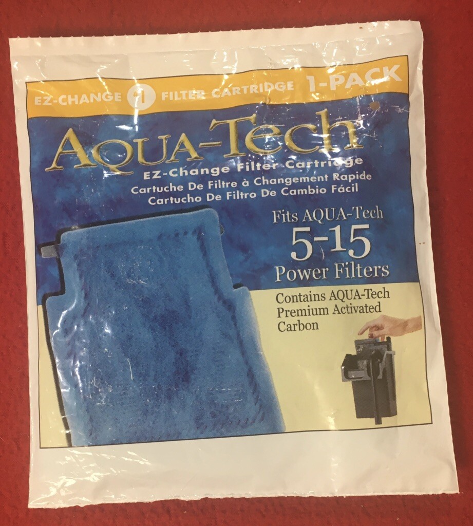 AQUA-Tech Ez-change #1 Aquarium Filter Cartridge for 5 to 15 Power ...