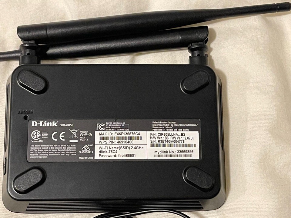 D-LINK Wireless N Broadband Router DIR-605L; Mydlink | eBay