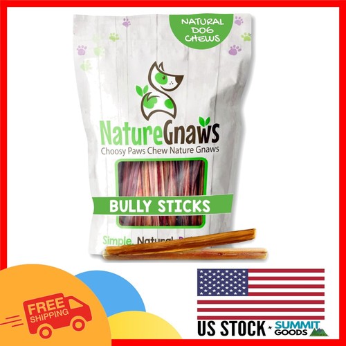 High Protein Beef Pizzle Sticks - 10 Count Long-Lasting Chews for Small ...