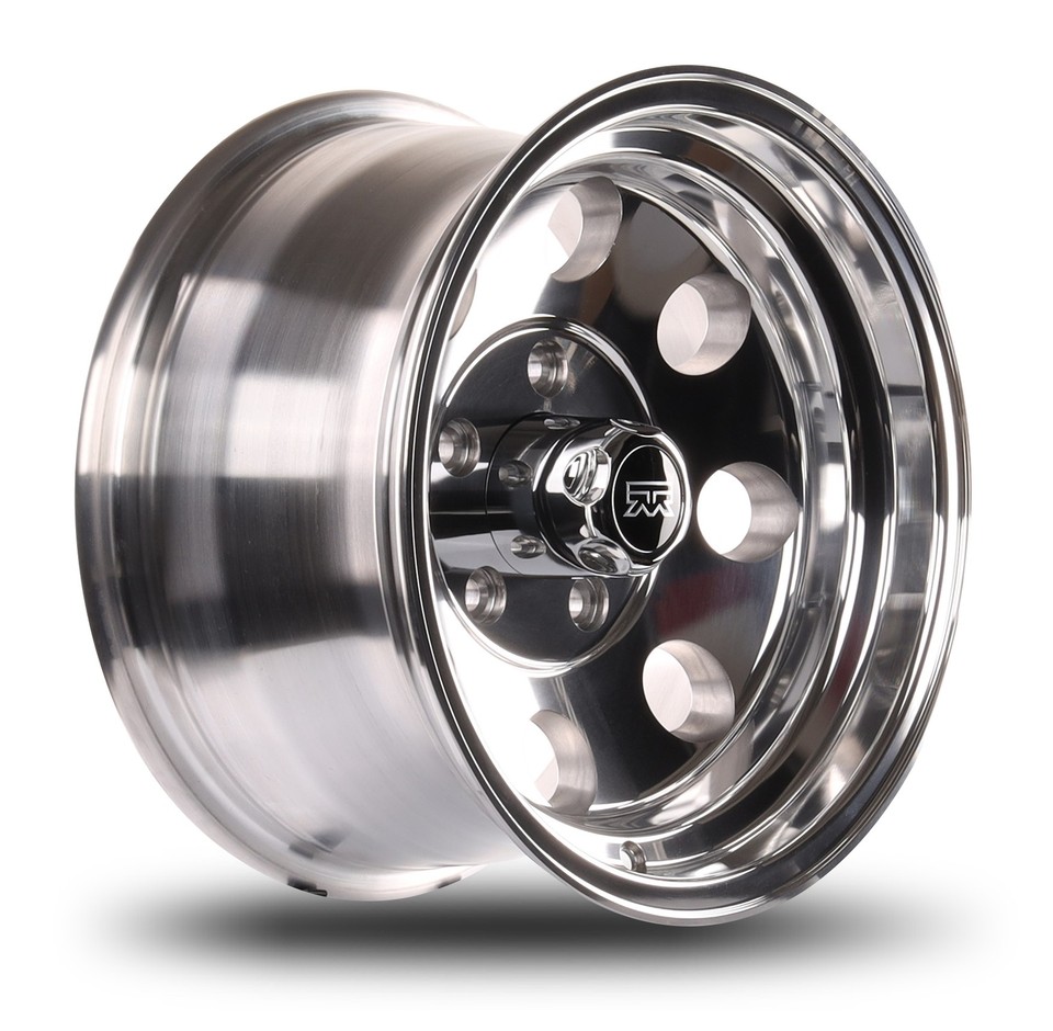 4 New 15x8 Mudder Trucker MT614 Diesel Polished 5x5 5x127 ET-19 wheels ...