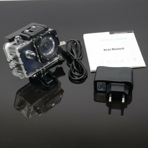 Sport Camera LCD Lens Waterproof Action Camera Motorcycle Bike Helmet ...