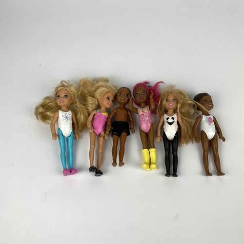 Mattel Barbie Little Sister Kelly Chelsea Dolls Lot of 6 | eBay