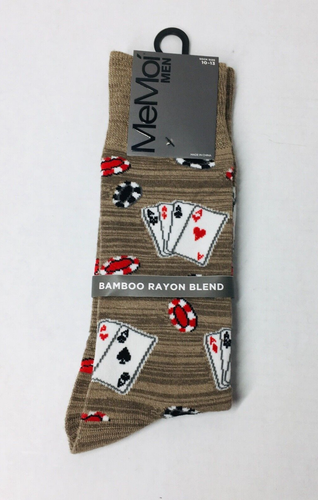 MeMoi Men's Novelty Playing Cards Socks Size 10-13 Poker | eBay