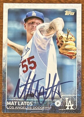 Mat Latos 2005 Topps Update #US322 Signed Auto Autograph Dodgers Free ...