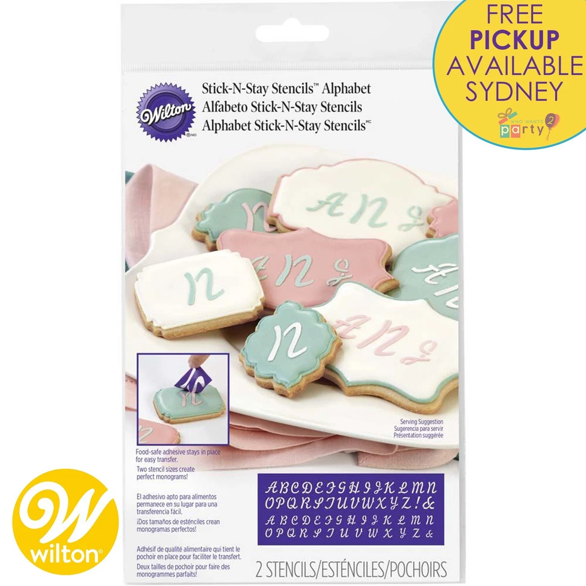 Cake Decorating Alphabet Stencils | Shelly Lighting