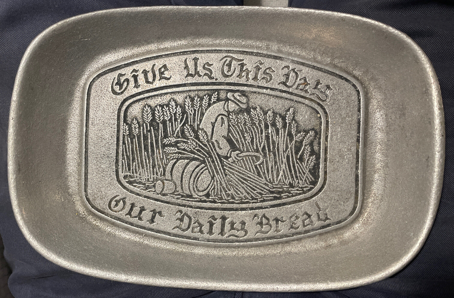 VINTAGE “Give Us This Day Our Daily Bread” York Metalcrafters Serving ...