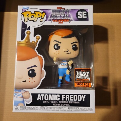 Funko Pop! Heavy Metal Halloween 2023 Atomic Freddy SE 5000 Piece NYCC ...