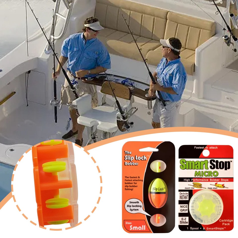 Smart Slip Lock Bobber and Smart Stop Micro Bobber Stop Combo Pack ...