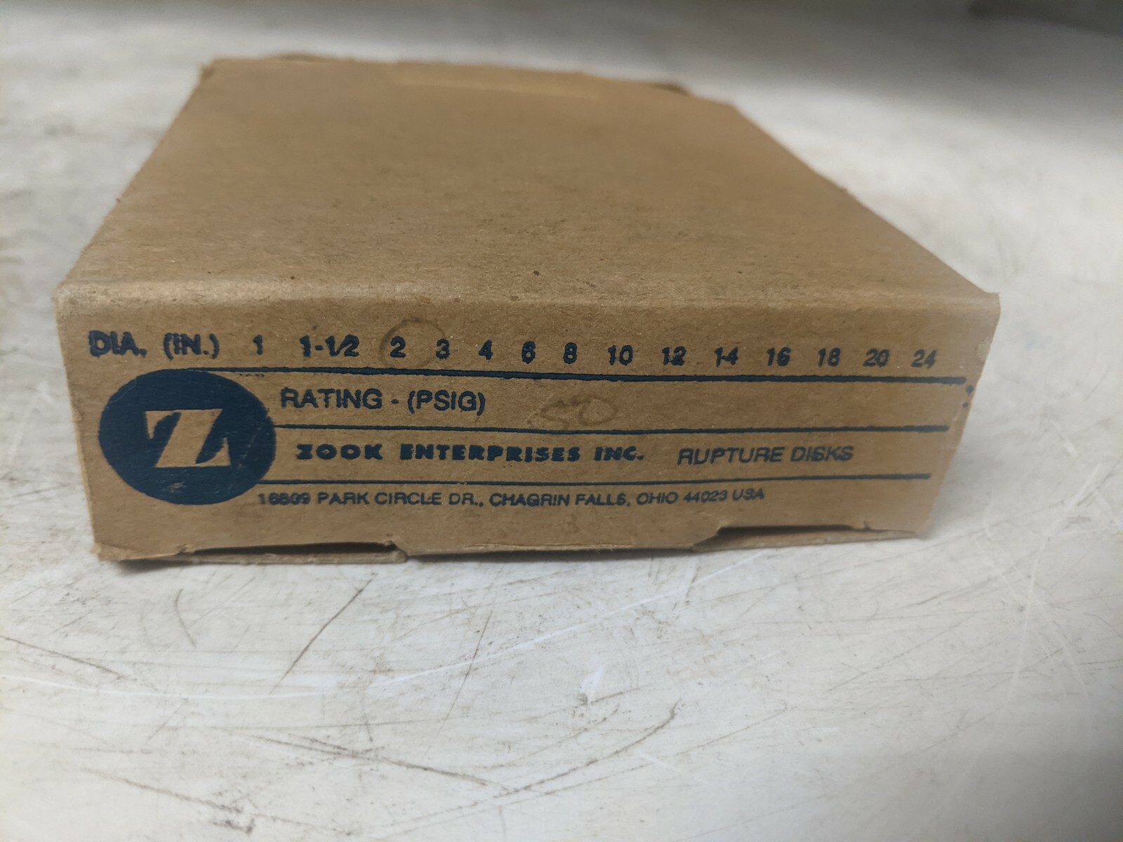 Zook 2” Rupture Disk, 50 PSIG | eBay