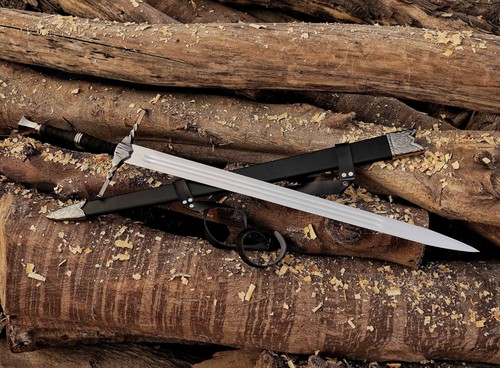 Handmade Medieval Steel Full Tang Sword with Sheath- Ideal Gift for ...