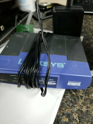 Linksys EZXS55W EtherFast 5-Port External Switch 3424V 2.R1 | eBay