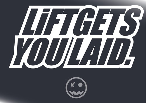 4X4 LIFT GETS YOU LAID DECAL STICKER 22cmW Car Ute off road Hilux ...