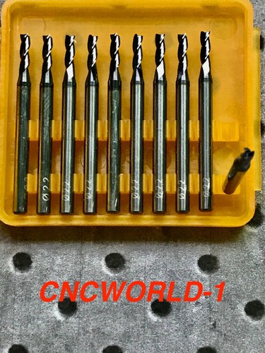 10 Pcs Ø2.2mm Solid Carbide End Mill D2.2mm ,Z3 Dixi Polytool ,Made in ...