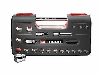Facom Sl.dbox1 1/2" Square Drive 6 Point Socket Set of 21 Metric 8mm ...