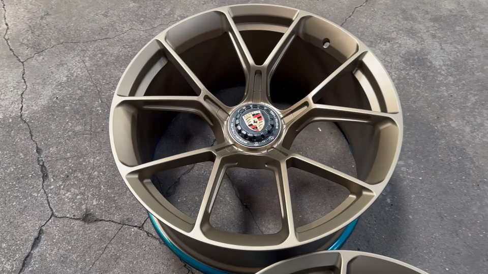 21" Lenso Blackout Forged GT3 RS Wheel (Set of 4) Porsche Macan S 5x112 ...