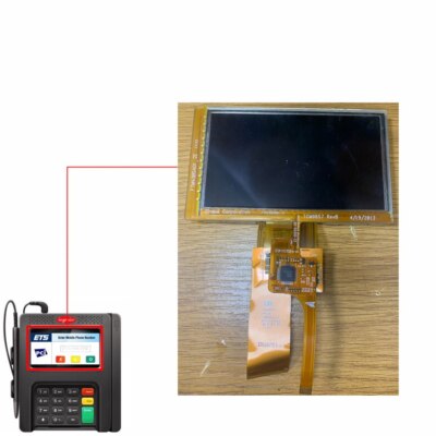 LCD screen Display Touch Screen For CIRQUE CORPORATION Ingenico ISC250 ...