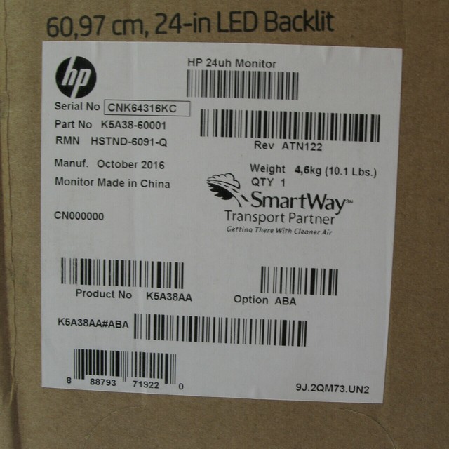 HP 24uh LED LCD Monitor for sale online | eBay