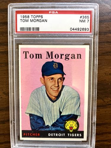 1958 Topps #365 Tom Morgan PSA 7 | eBay