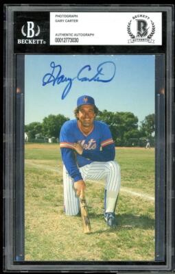 Gary Carter Signed Auto Autograph Photograph BGS Authentic | eBay