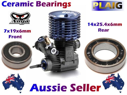 CERAMIC Bearings to suit Ninja .21 Nitro Engines JX21 B01 B02 MR21 B01A ...