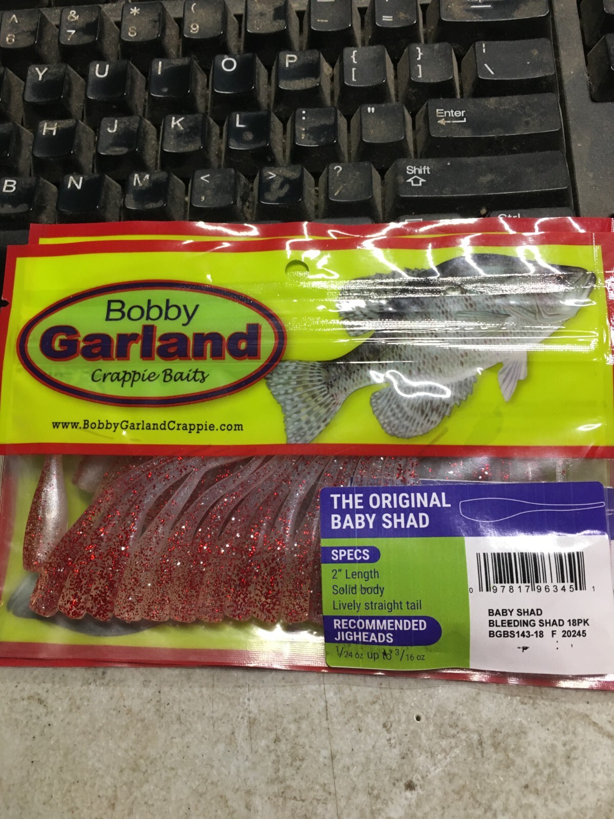 (18 pack) Bobby Garland The Original Baby Shad 2" Bleeding Shad Bait | eBay