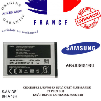 AB463651BU Original Samsung Li-Ion 960mAh Battery Accu Akku GT-S5600 ...
