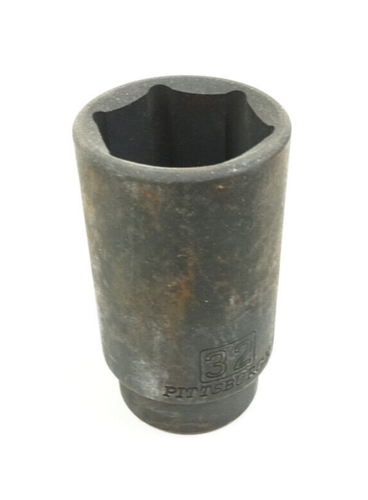 Pittsburgh 32mm 6 Point Deep Impact Socket 1/2" Drive | eBay