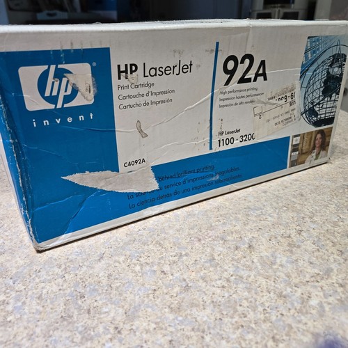 HP LASERJET 92A BLACK PRINT CARTRIDGE C4092A 1100-3200 NEW IN SEALED ...
