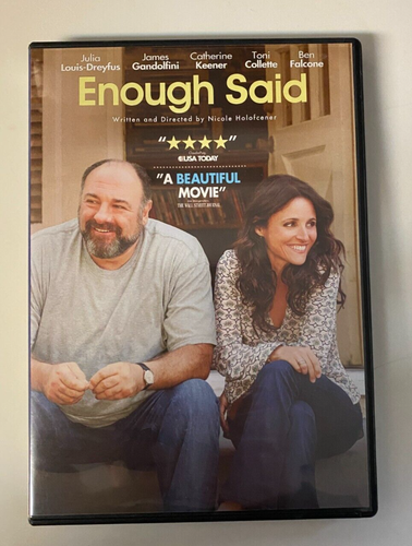 Enough Said (DVD, 2013) James Gandolfini, Julia Louise-Dreyfus Like New ...