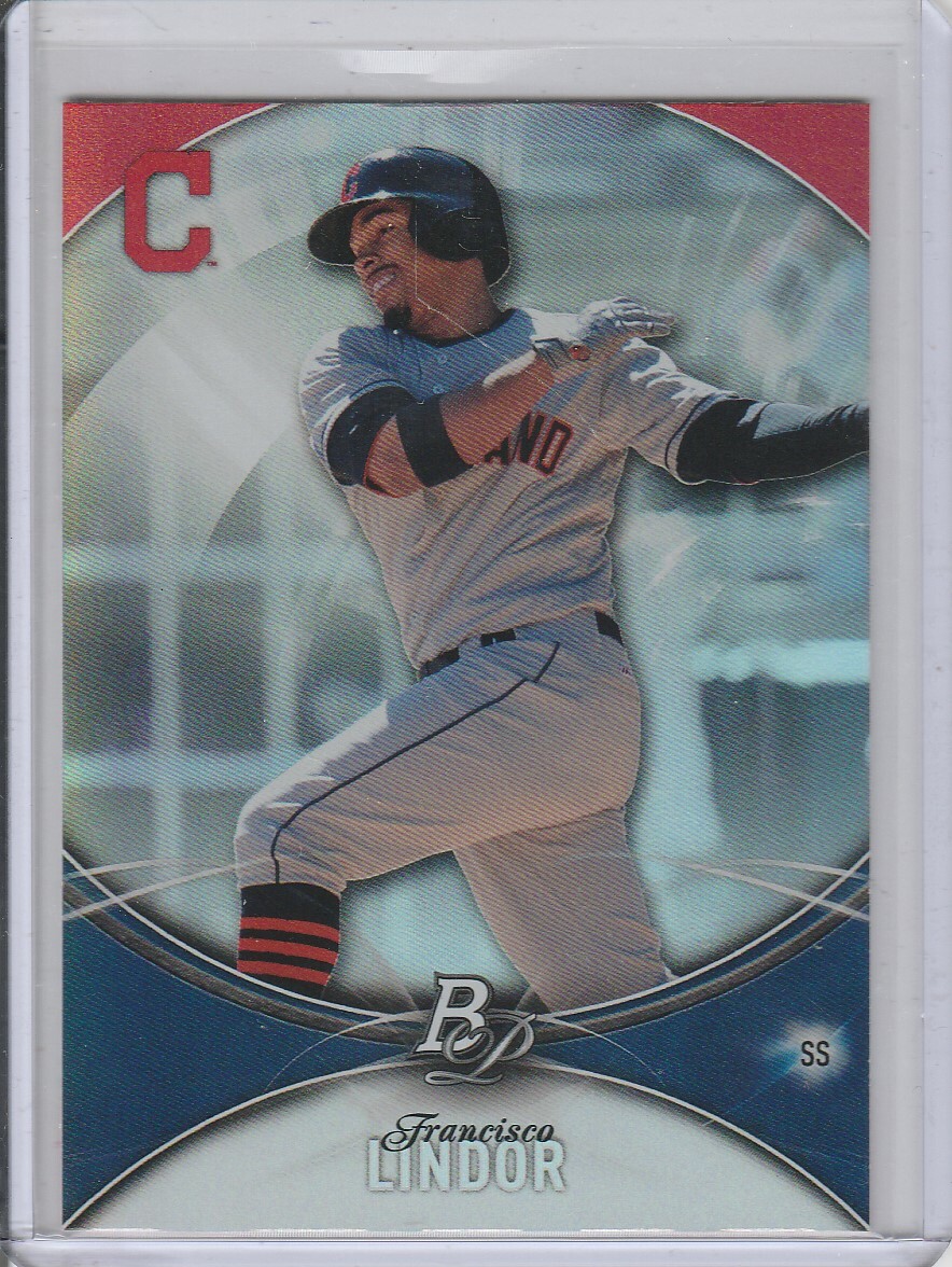Francisco Lindor Indians 2016 Bowman Platinum #13 | eBay