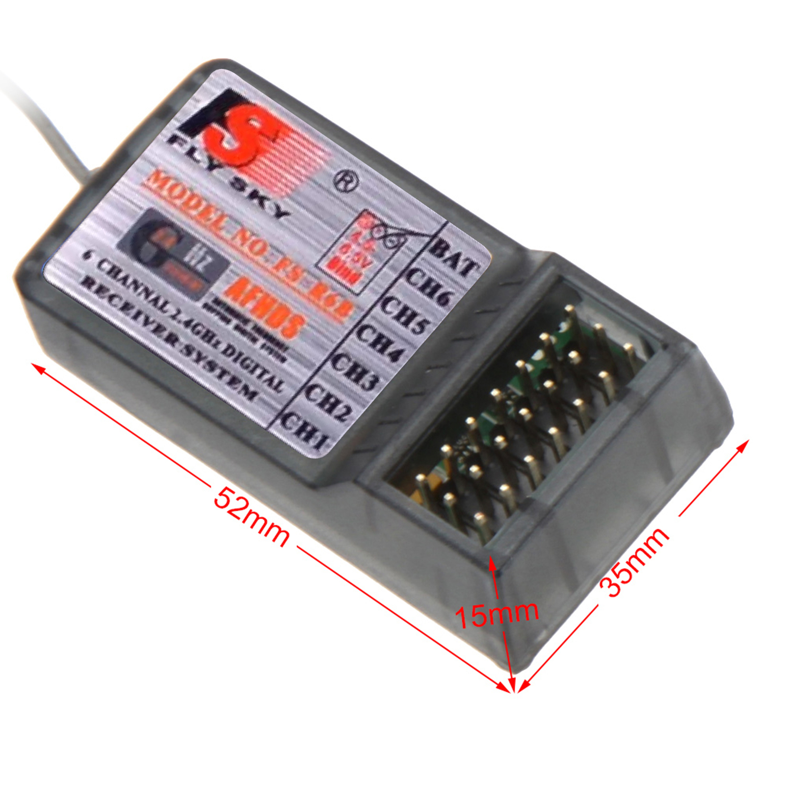 FlySky FS-R6B 2.4Ghz 6CH Receiver for FS-TH9X FS-CT6B RC O2B1 | eBay