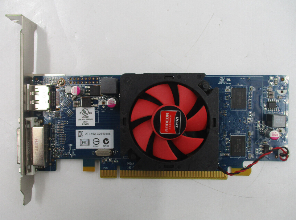 Dell AMD Radeon HD6450 1GB DDR3 PCIe Graphics Card Dell P/N: 02C7NH ...