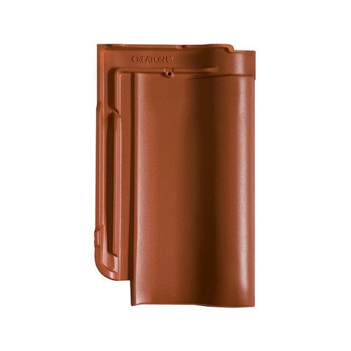 Dachziegel Creaton Harmonie Nuance kupferrot engobiert Flachdach Ton ...