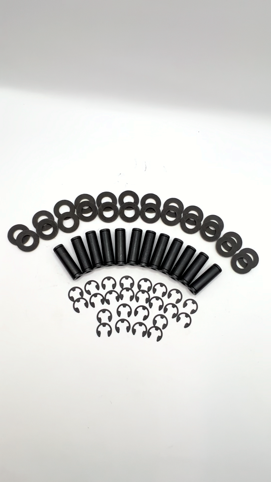 12 Tattoo Machine Coil Cores set With Black fiber washers 1 1/4" X 3/8 ...
