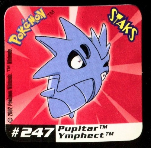 Ω STAKS MAGNET AIMANT POKEMON (Used) N° 247 YMPHECT PUPITAR | eBay