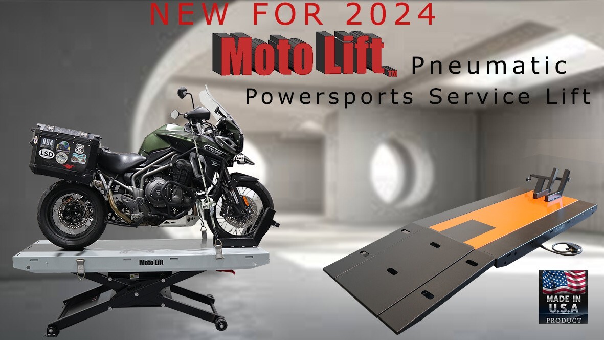 Moto-Lift motorcycle lift table Made in USA 1350lb 28" wide x 84" x41.5 ...