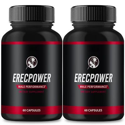 (2 Pack) Erecpower HGW Capsules Men Supplement Men Health Support (120 ...