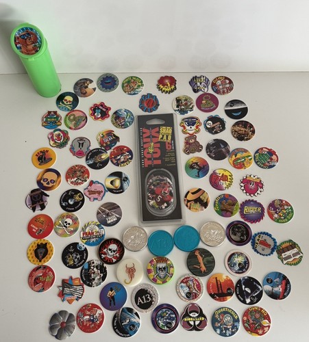 POG Horror Space Skull Football Skeleton Avril Pogs Set 1990s | eBay