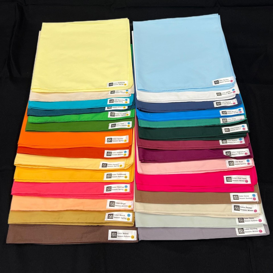 Color Analysis Draping Kit, At Home Color Season Kit (Essential) | eBay