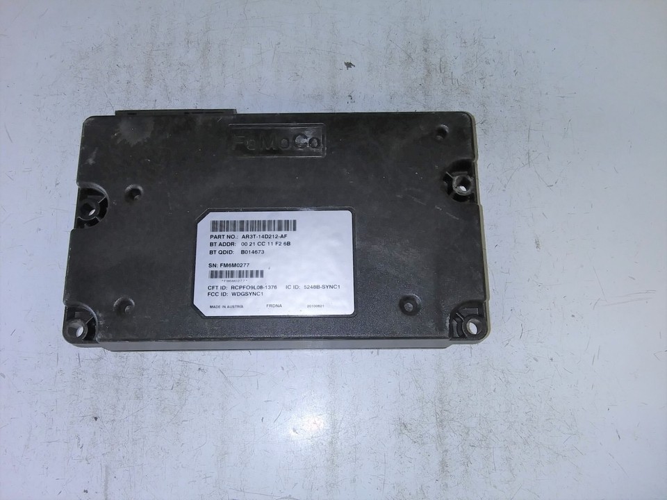 AR3T-14B428-BE Ford Mustang 2011-2014 Voice recognition control module ...