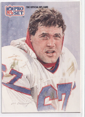 1991 Pro Set #412 Kent Hull NFL Buffalo Bills + (Yes 4 Free Mystery ...