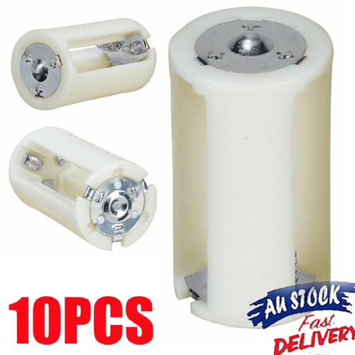 10PCS 3 AA to D Battery Adapter Box Batteries Converter Holder Case ...