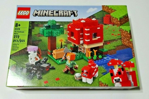 LEGO Minecraft The Mushroom House 272 Pieces 8+ Video Game Blocks Set ...