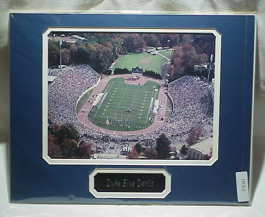 Duke Blue Devils Matted Photo & Name Plate 11 x 14 Ready for Framing | eBay